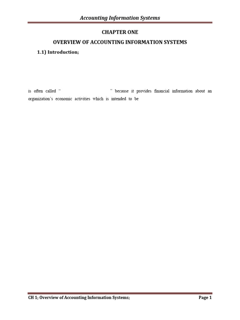 AIS CH 1 (20) | PDF | System | Information