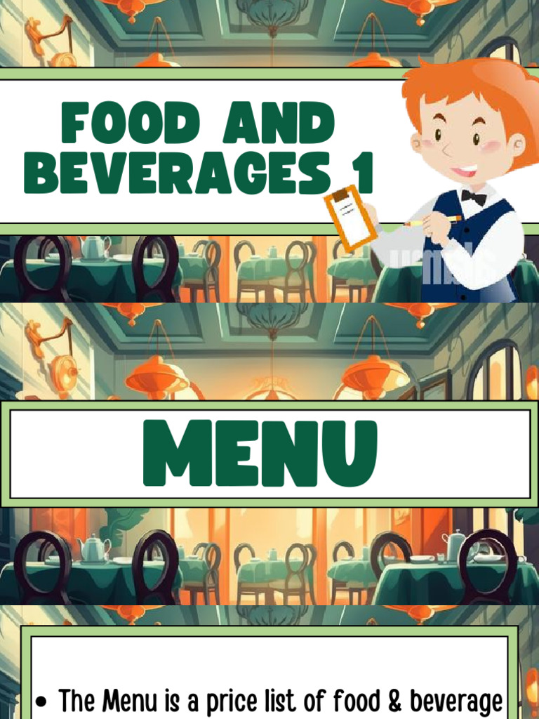 Types of Menu | PDF