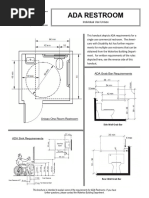 BP 344 PWD Toilet Accessibility Standards | PDF | Door | Public Toilet