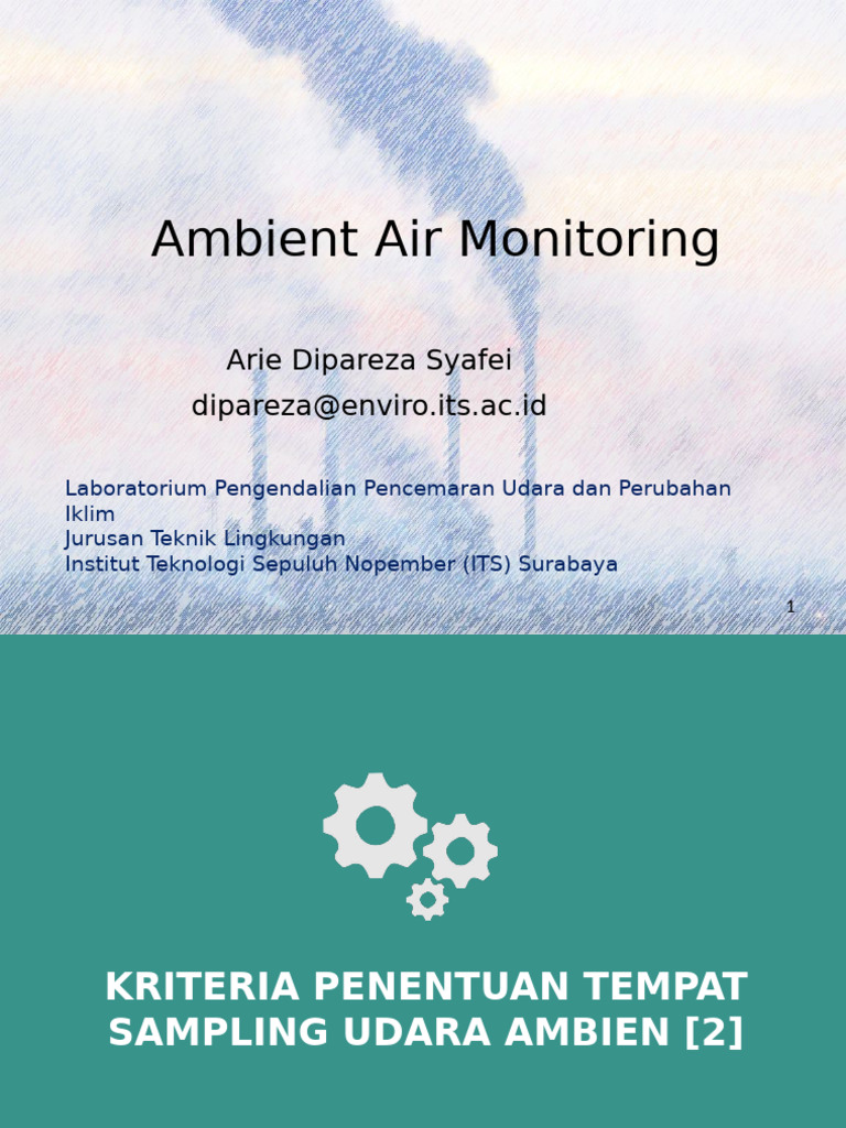 Part 4-1 Ambient Air Sampling | PDF