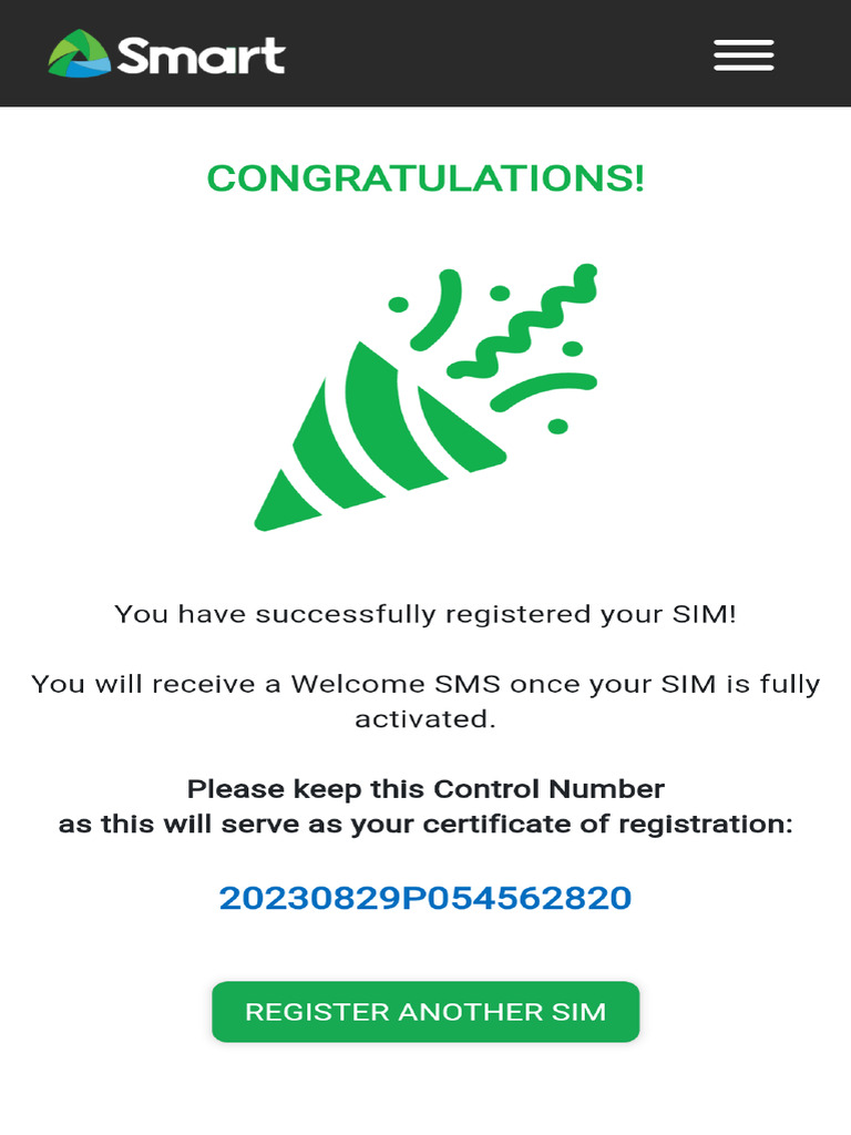 Smart SIM Registration | PDF