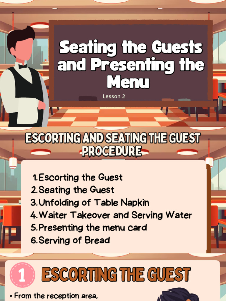 SEATING THE GUEST | PDF | Waiting Staff | Restaurants
