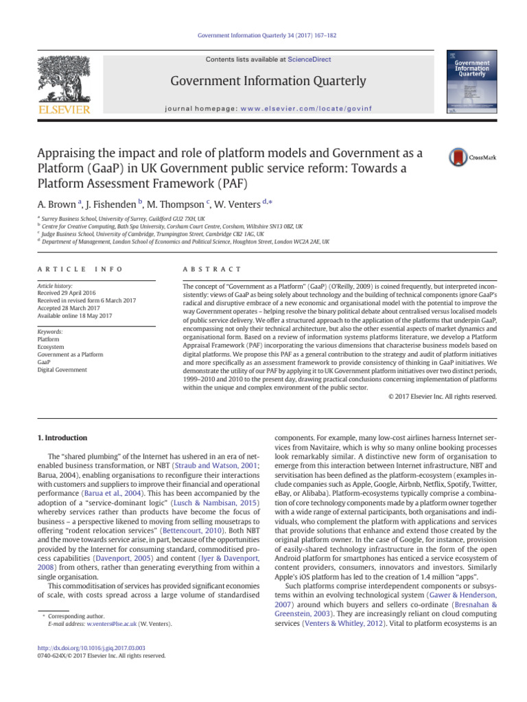 UK Government Platform Reform Analysis | PDF | E Government | Innovation