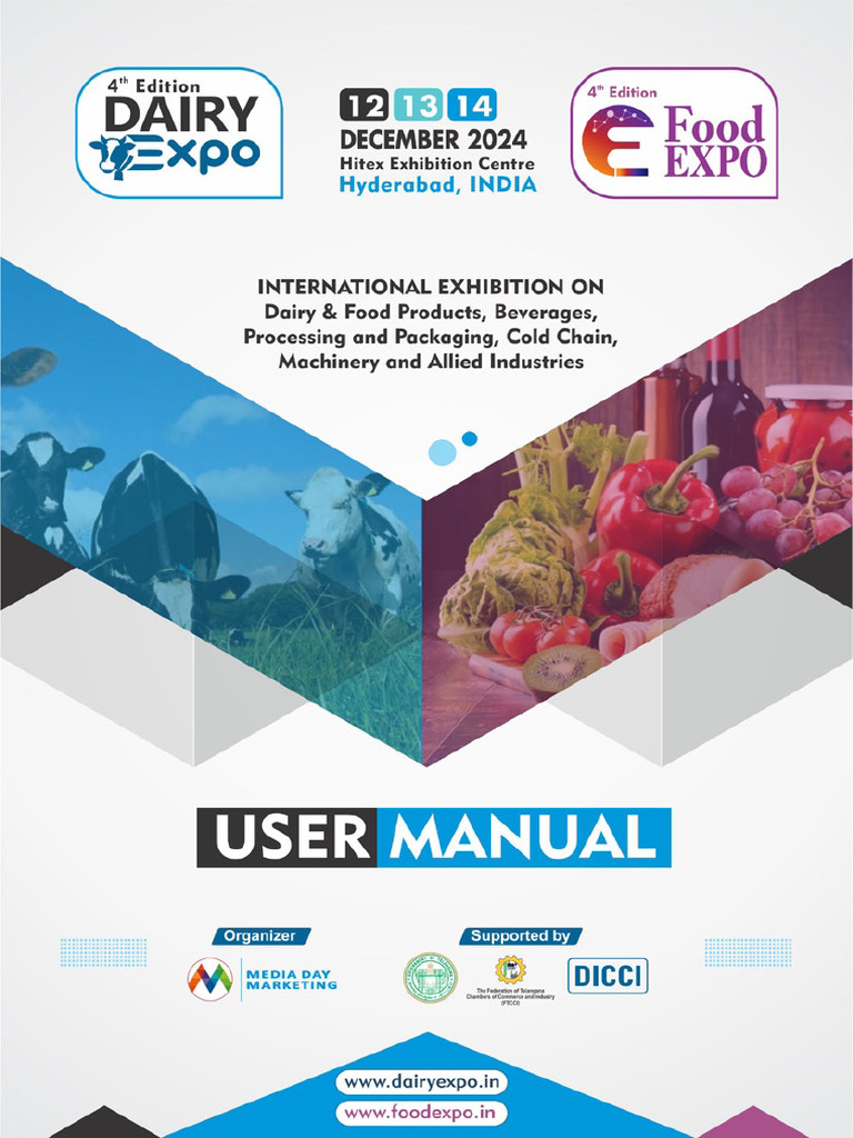 Manual Dairy Expo & Food Expo 2024 | PDF
