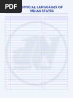 Languages of Indian States and UTs | PDF | Languages Of India ...