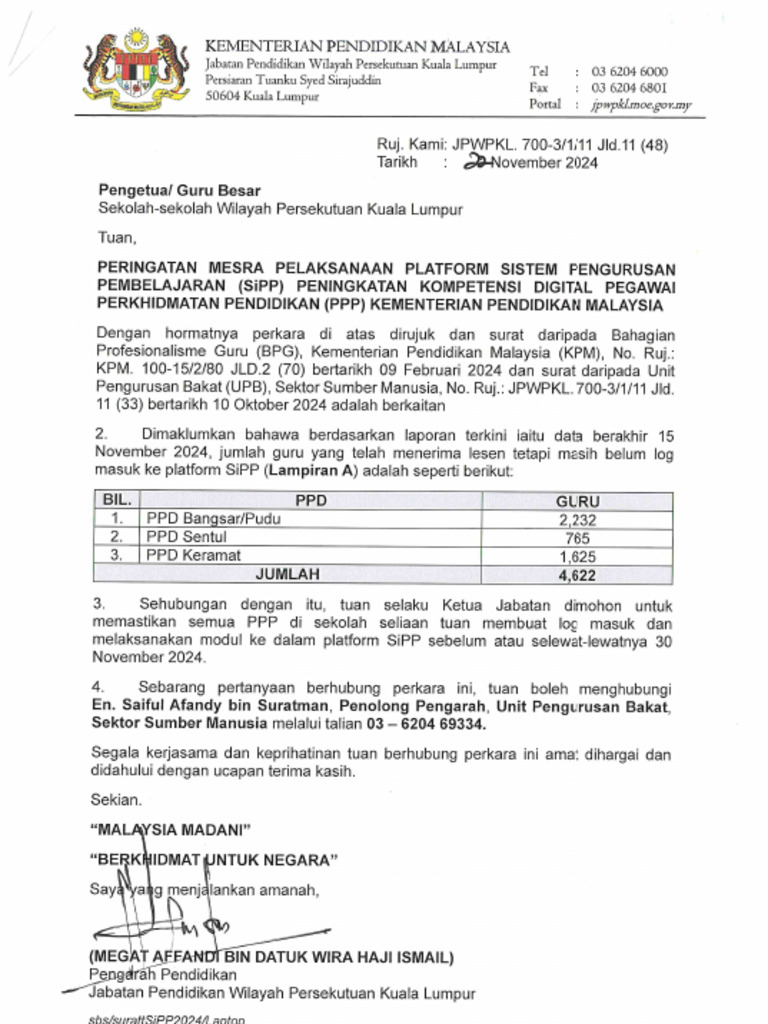 SiPP PPD BANGSAR PUDU | PDF