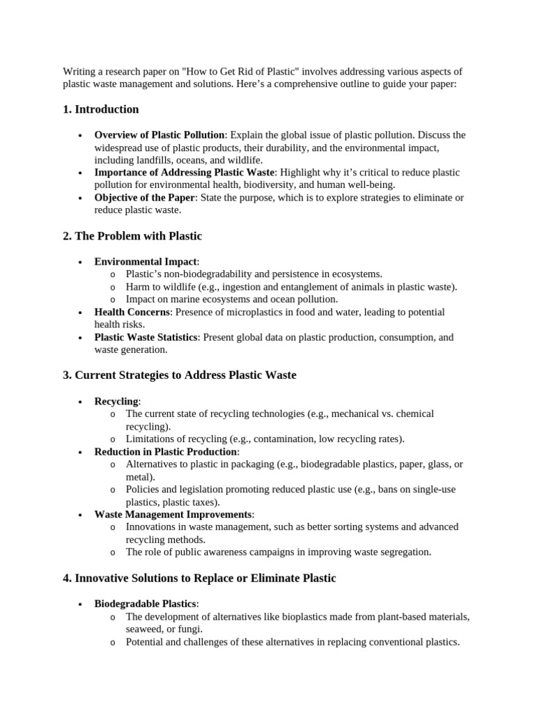 How To Get Rid of Plastic | PDF | Plastic | Recycling