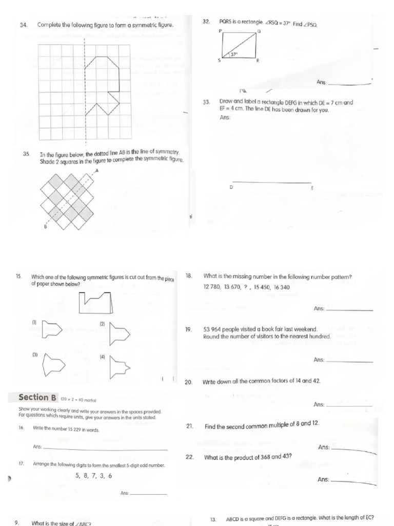 Math Test | PDF