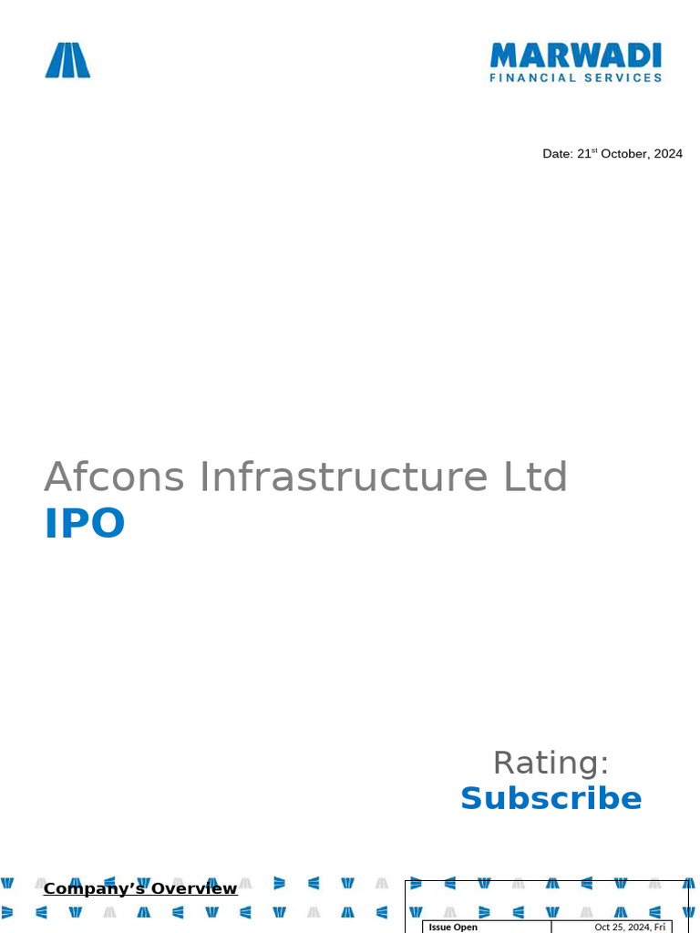 Afcons | PDF | Economies | Business