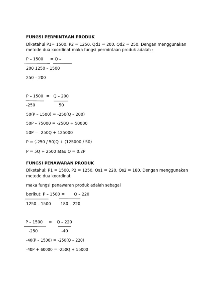 Diskusi 4 Matematika Ekonomi | PDF