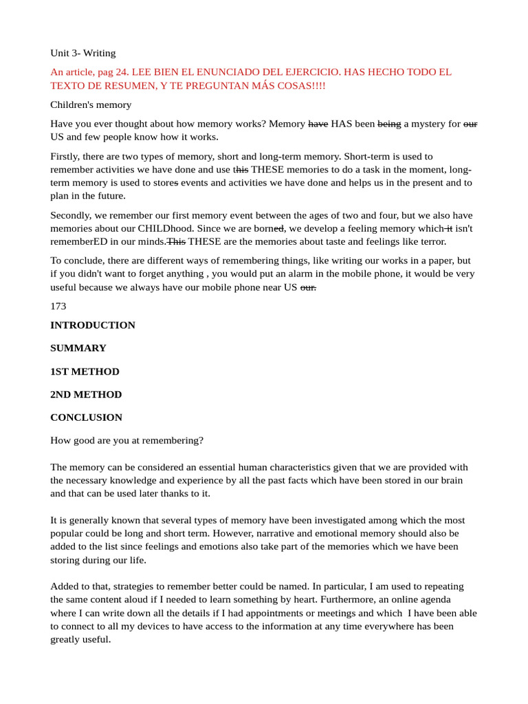 DAVID UNIT 3 | PDF | Memory