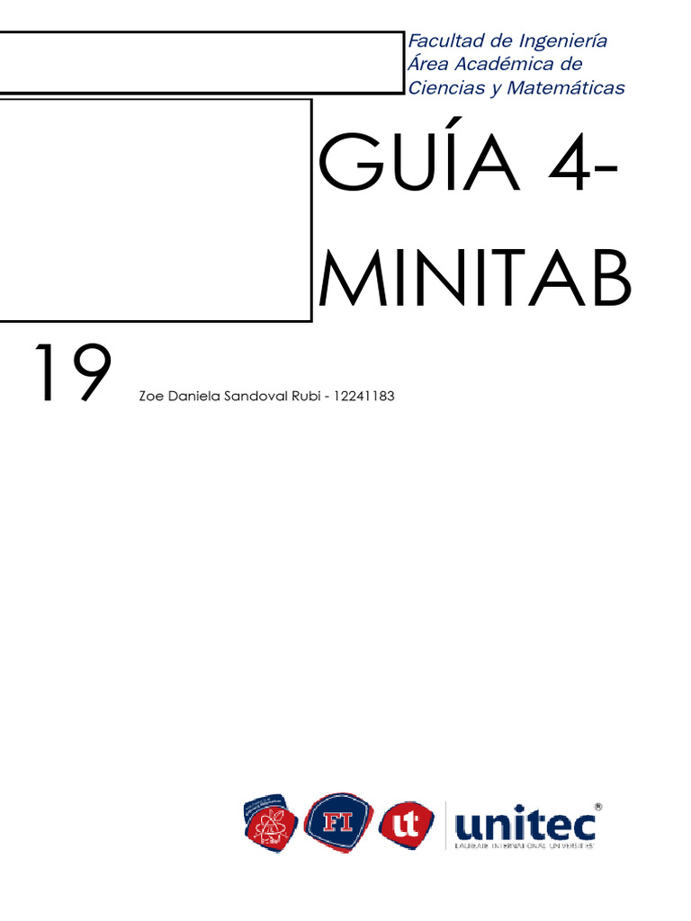 Guía 4 - Minitab | PDF