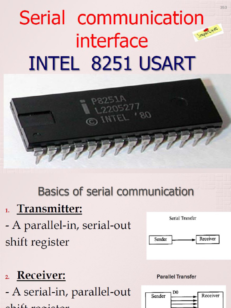 8251 Serial Communication Interface | PDF