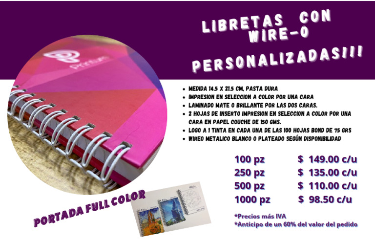 Libretas Personalizadas | PDF