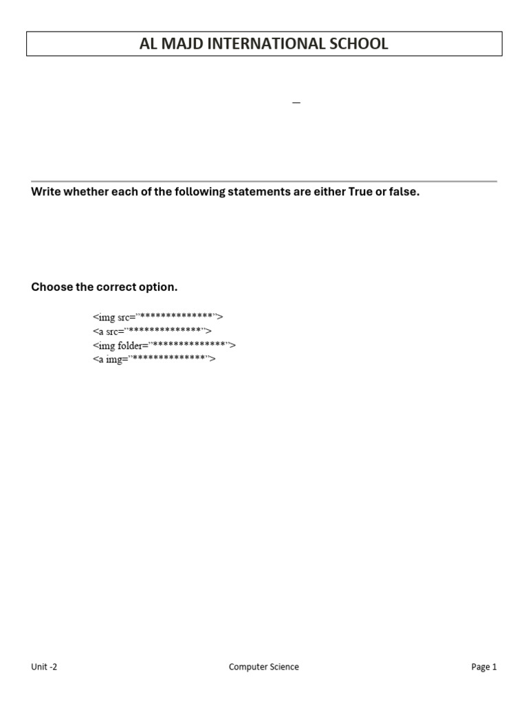 Grade 7 Website Design Worksheet | PDF | Web Page | World Wide Web