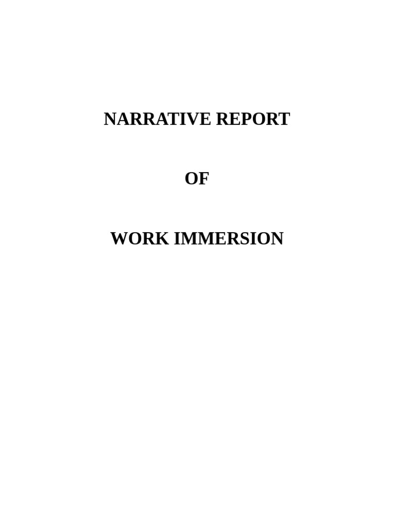 Narrative Report | PDF | Learning | Entrepreneurship