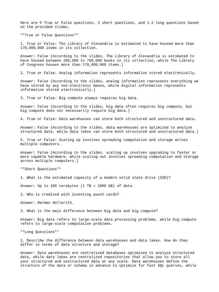 DSA307_Lecture_1_Final_out | PDF | Scalability | Big Data