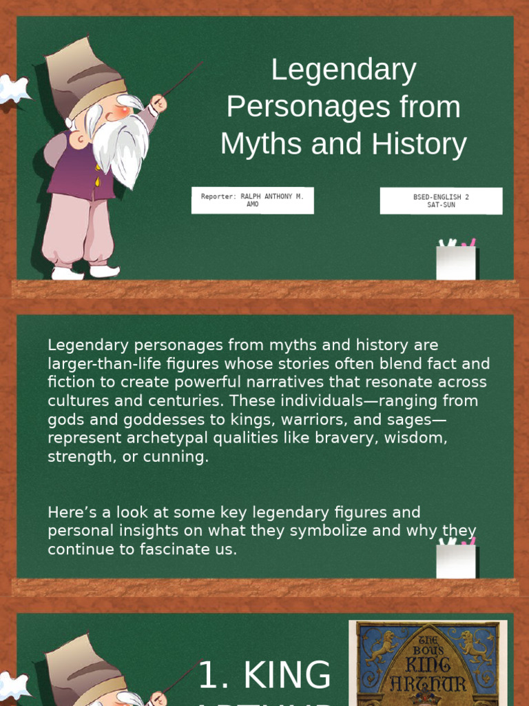 Legendary Figures in Myths and History | PDF | Greek Mythology | Quest