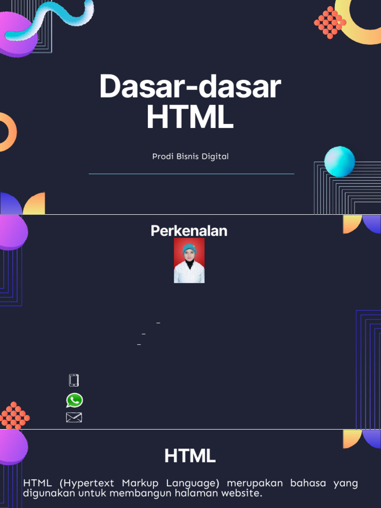 Dasar-Dasar HTML | PDF
