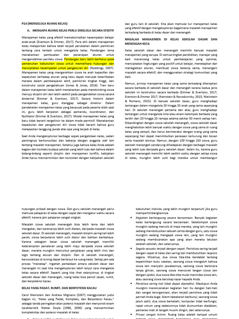 Materi BAB 14 PSI PENDIDIKAN | PDF