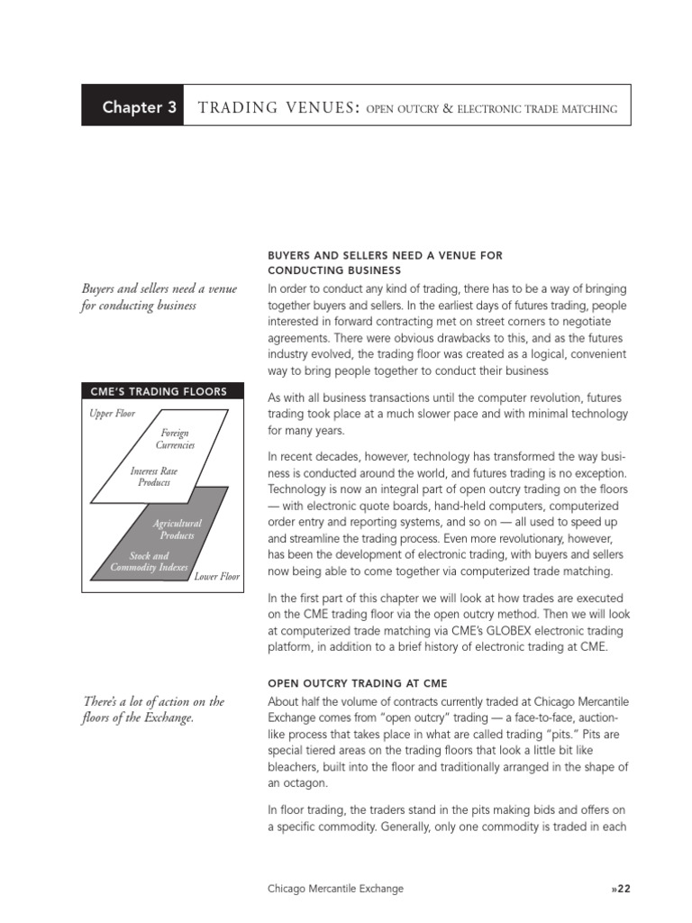 IFO CHAPTER-03 Trading Venues - Open Outcry & Electronic Trade Matching ...