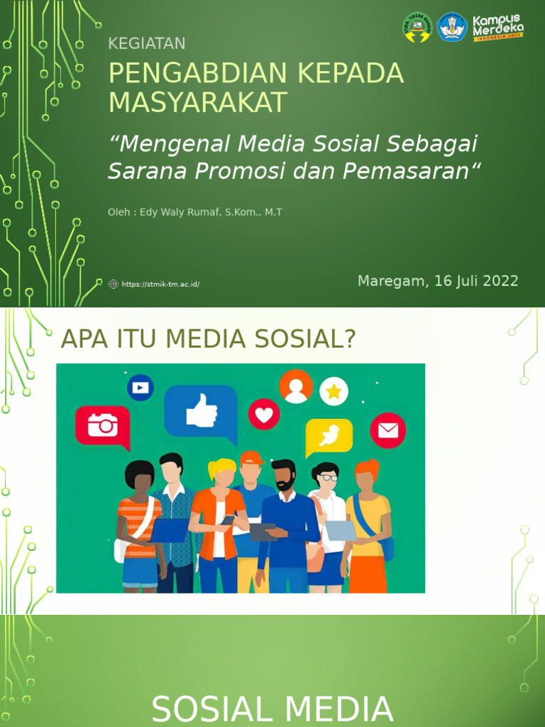 Mengenal Media Sosial Sebagai Sarana Promosi | PDF