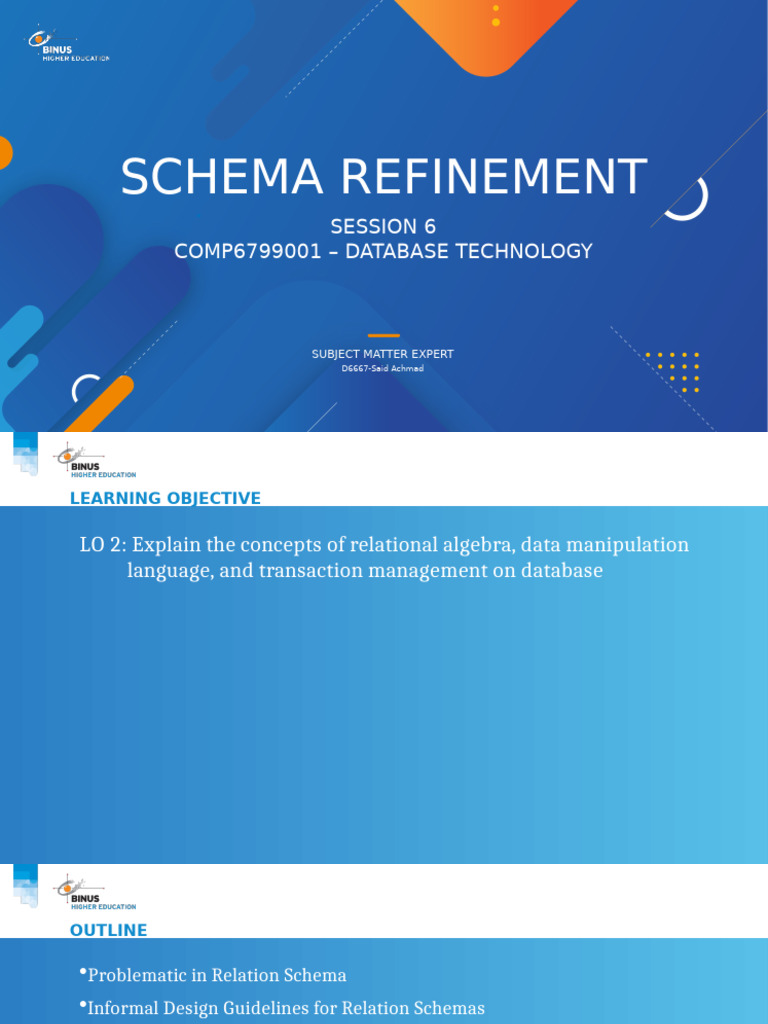 20240628152931D6667_006. Schema Refinement | PDF | Relational Model | Software Design