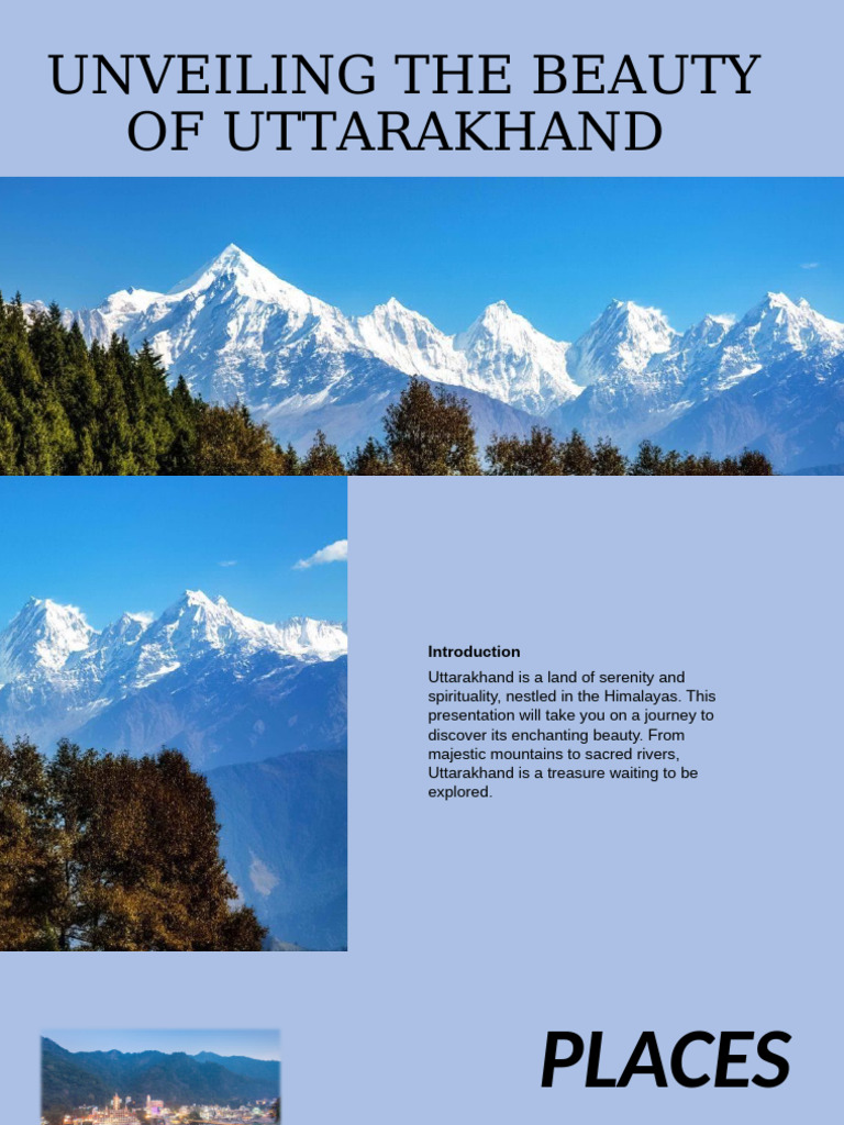 Unveiling The Beauty of Uttarakhand | PDF