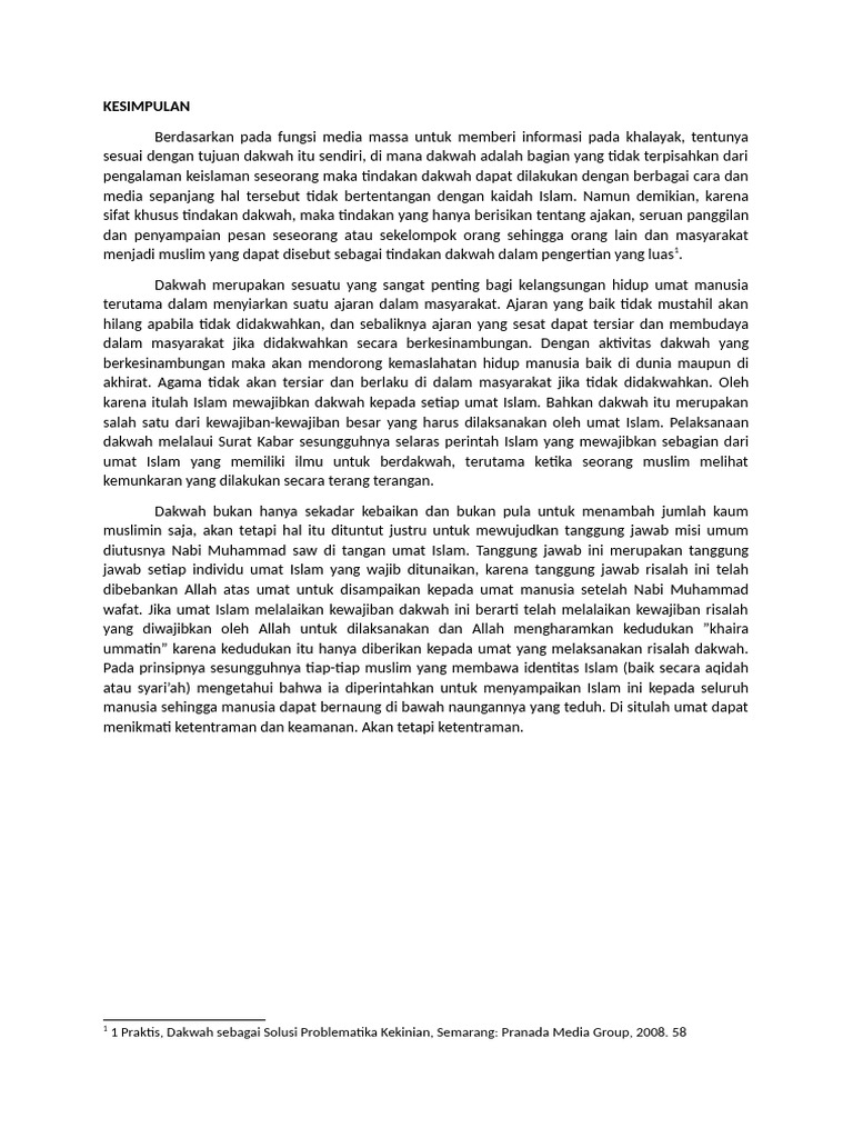 Kesimpulan Aaa | PDF