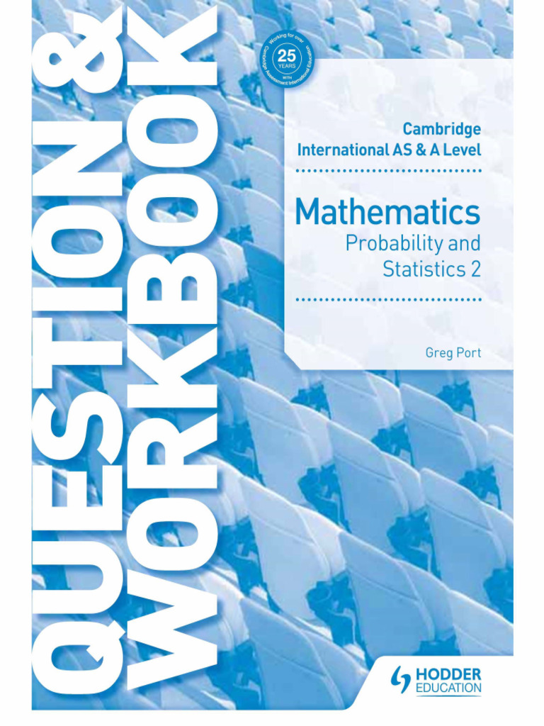 Cambridge International AS A Level Mathematics Probability Statistics 2 ...