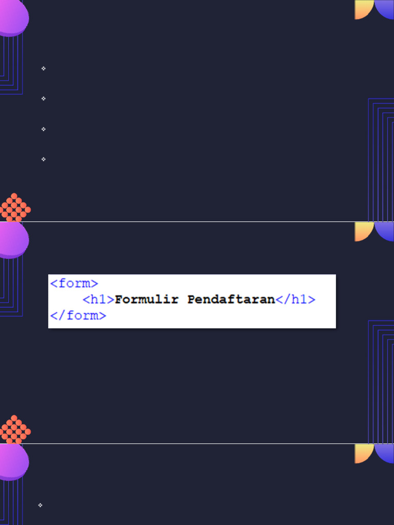 Panduan Membuat Form dan Tabel HTML | PDF