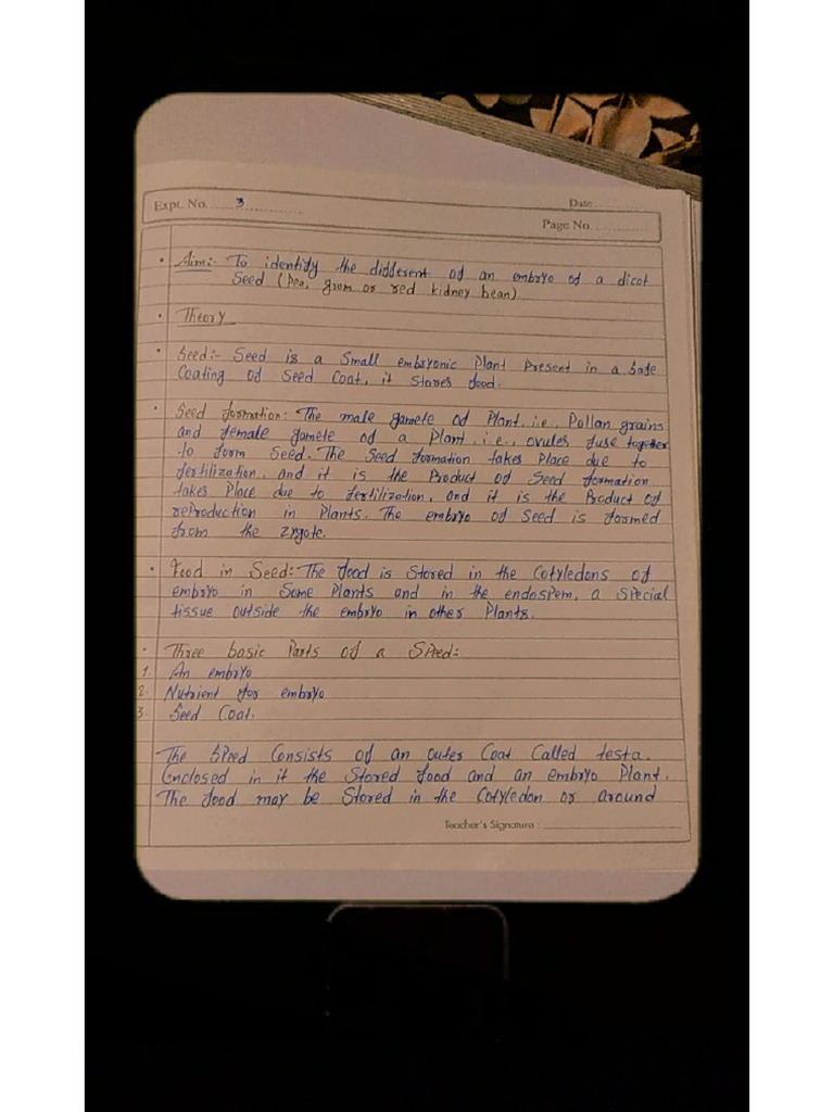 Practical 3 Biology Class 10 | PDF