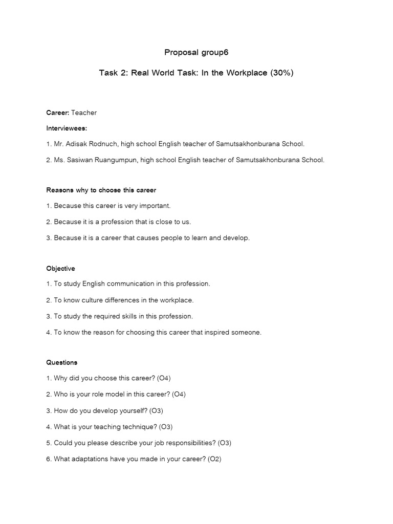 RWT Proposal Group6 | PDF