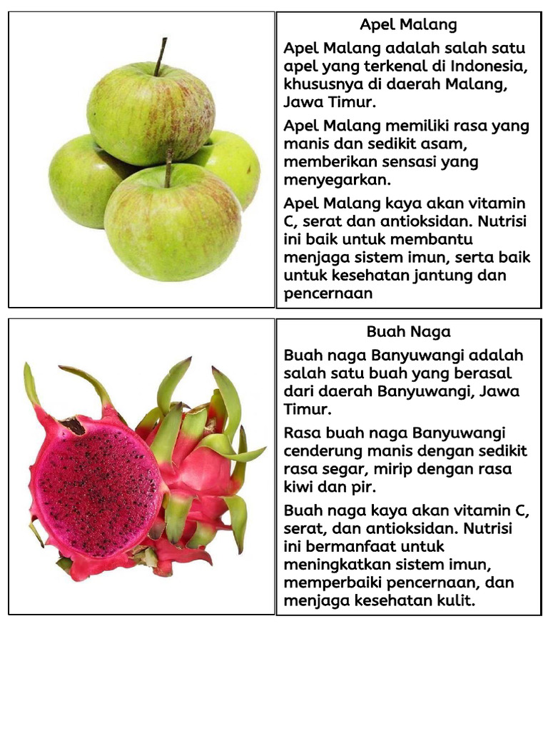 Album Buah Indonesia | PDF
