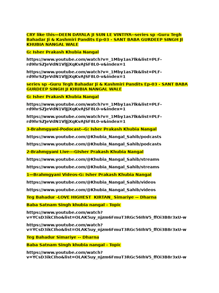 CRY Like this-DEEN DAYALA JI SUN LE VINTIYA - Series SP - Guru Tegh Bahadar Ji & Kashmiri ...