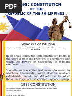 1987 Constitution | PDF | Constitution | Government