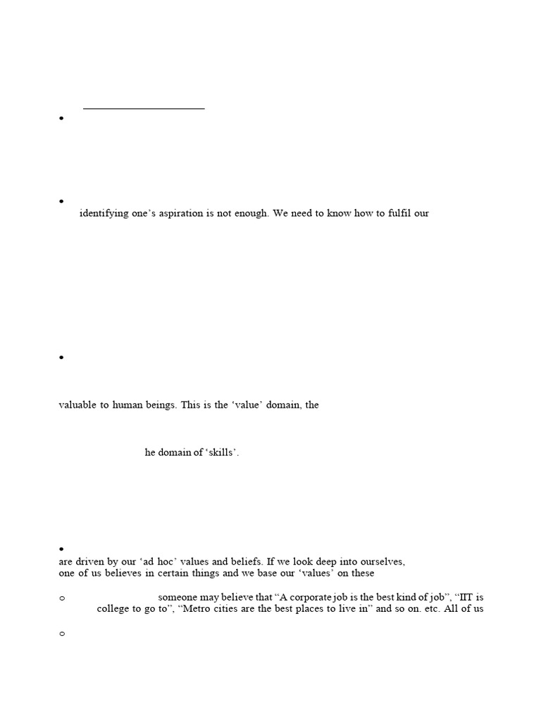 UHV UNIT1 & 2 Important Questions and Answers-1-29 | PDF | Consciousness | Happiness