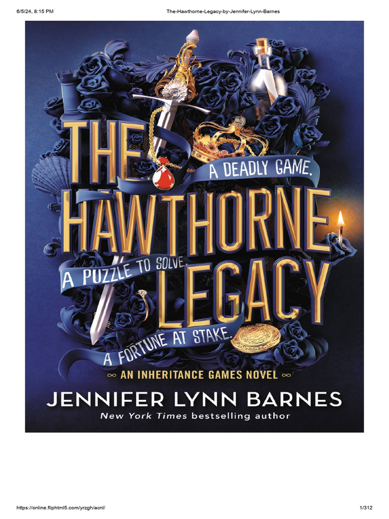 The Hawthorne Legacy by Jennifer Lynn Barnes | PDF | American Children ...