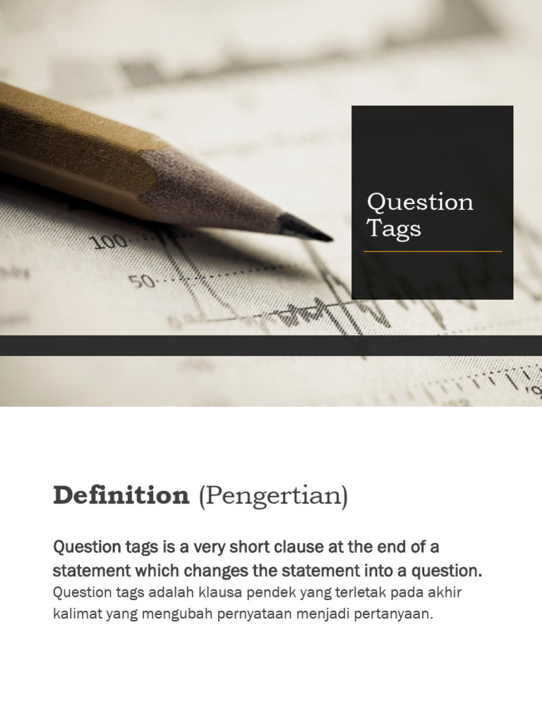 Question Tags 1 | PDF