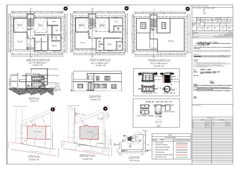 Residence Approval Drawing | PDF | Government Of India