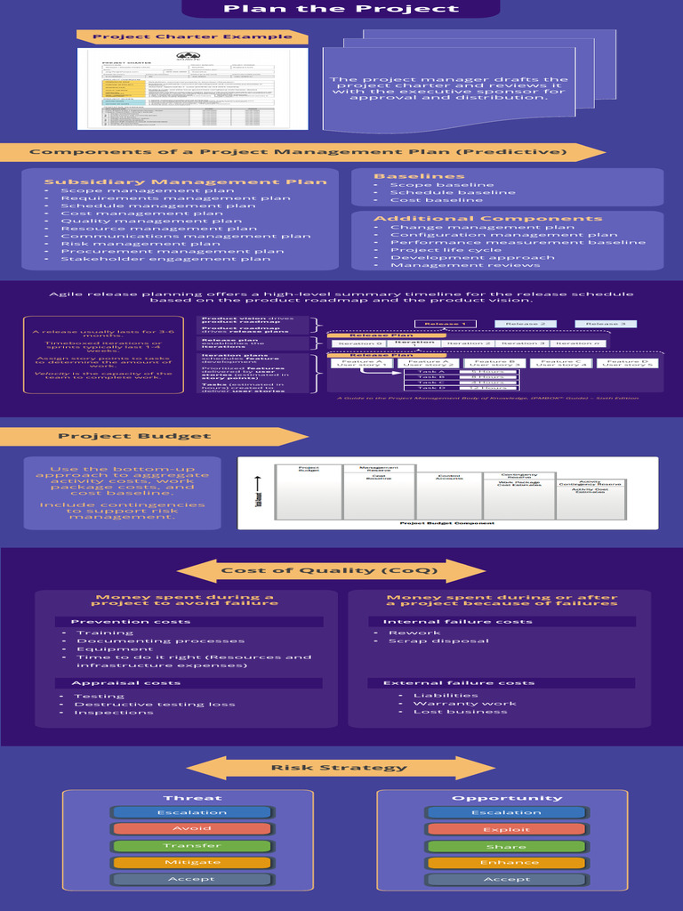 Cheat_Sheet3-Plan_The_Project | PDF | Project Management | Risk Management
