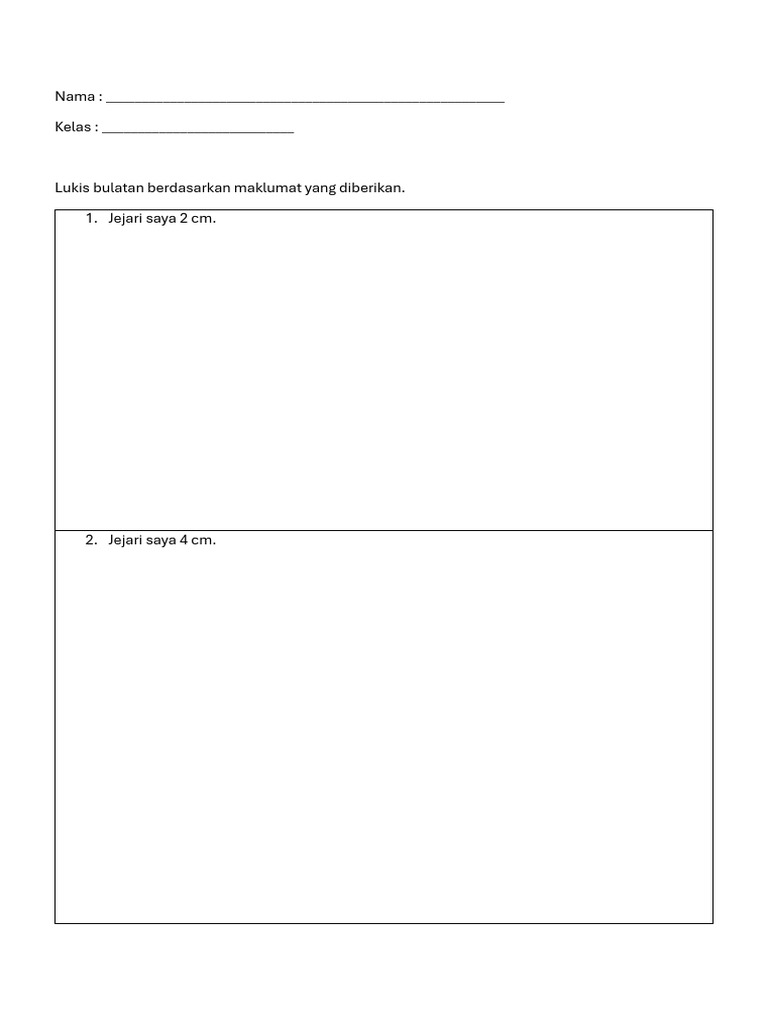 Lukis Bulatan | PDF