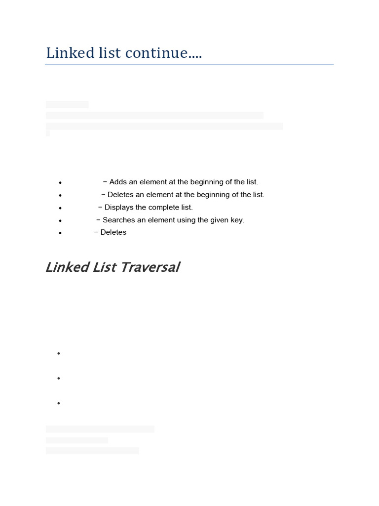 Linked List Continue Pdf Computer Programming Algorithms And Data 0982