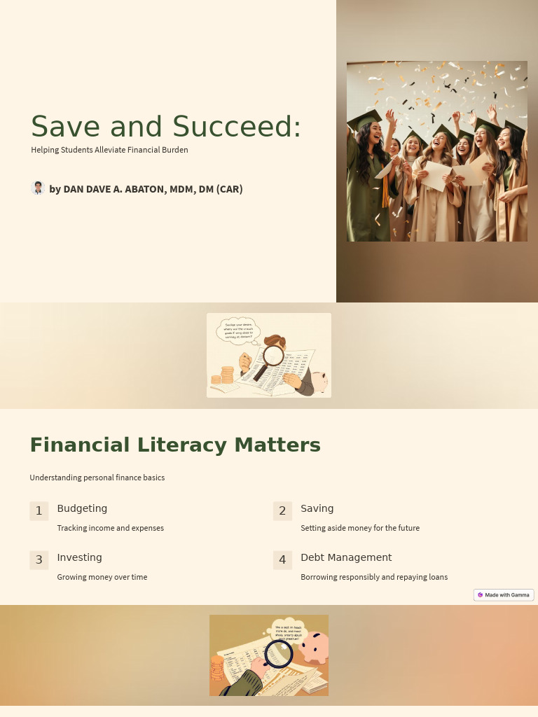 Save-and-Succeed | PDF | Expense | Money