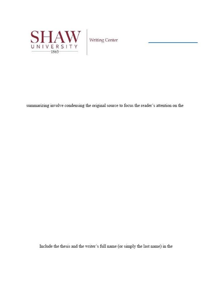 Quoting Paraphrasing and Summarizing | PDF | Essays | Phrase