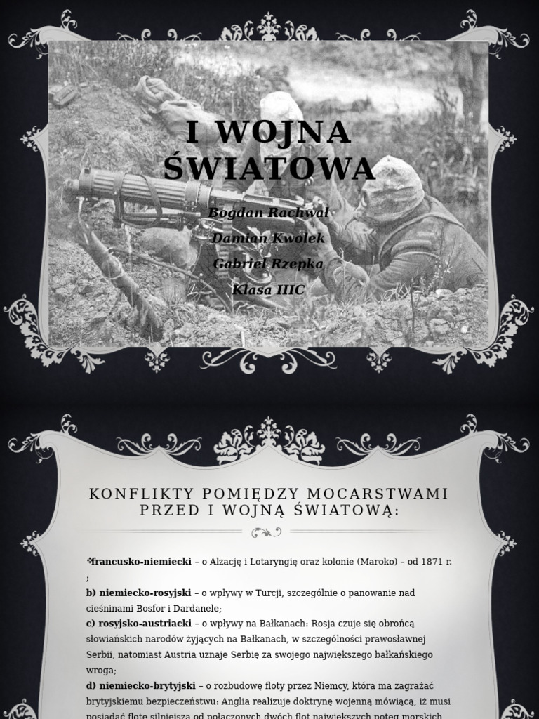 I Wojna Swiatowa | PDF