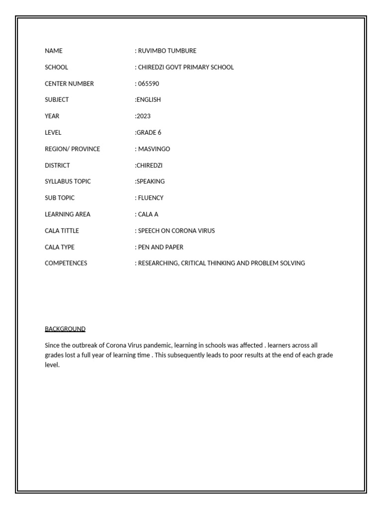 cala for everyone | PDF | Learning | Critical Thinking