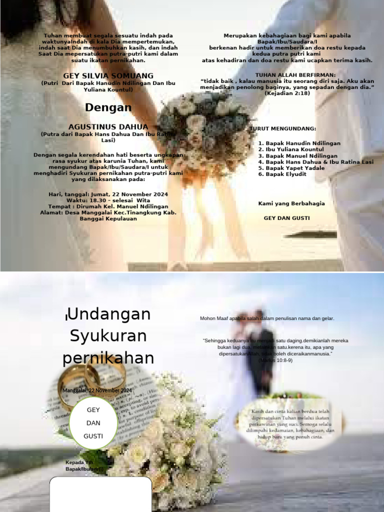 Surat Undangan Gey | PDF