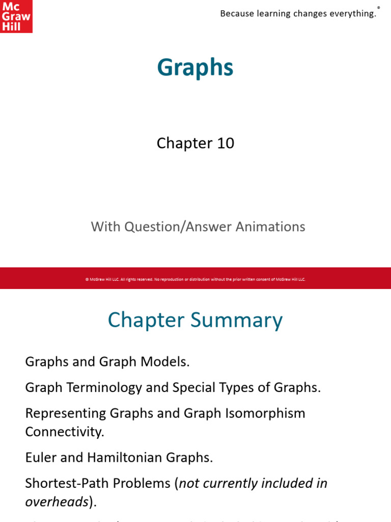 이산구조 10장 | PDF | Vertex (Graph Theory) | Graph Theory