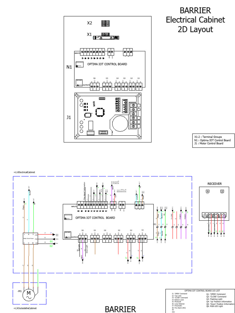 Optima B300 Barrier Wiring Diagram | PDF